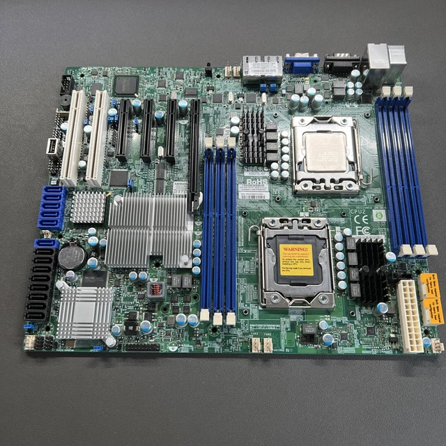 SUPERMICRO X8DTL-6F MOTHERBOARD Dual Socket LGA1366 - 2 x E5620 CPU £ ...