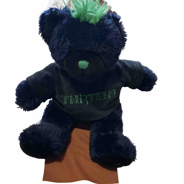 ALTON TOWERS THEME Park 13 Th13teen Ride Teddy Bear Soft Thirteen Plush ...