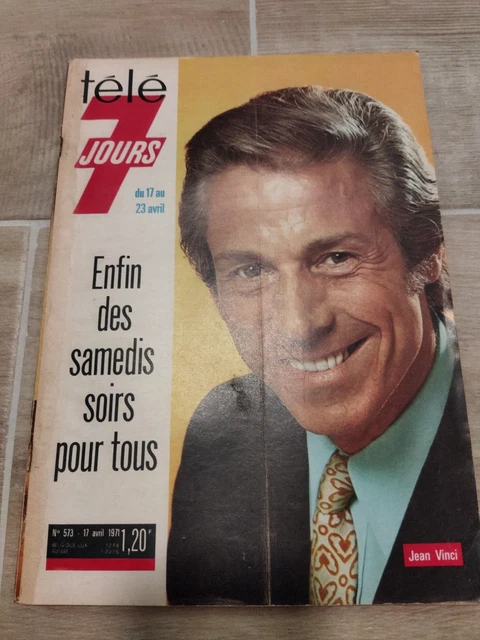 TÉLÉ 7 JOURS 573 Tintin -Jean-Pierre Talbot Sylvie Vartan Peter Wyngarde Keller EUR 14,90 ...