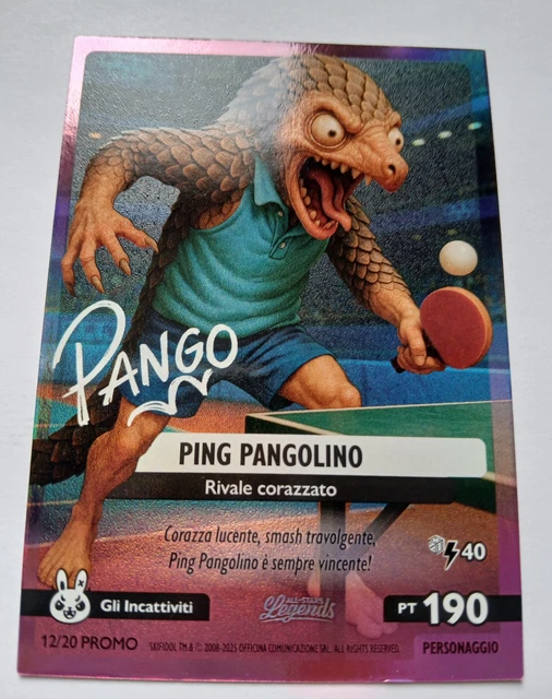 SKIFIDOL ITALIAN BRAINROT All Stars Legends Ping Pangolino 12/20 Promo ...