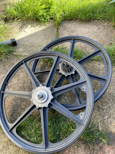 SIMPLEX OLD SCHOOL BMX Mag Wheels 20" Skyway Shimano Freewheel £75.00 ...