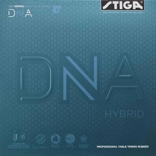 STIGA DNA HYBRID Table Tennis Rubber Inverted Soft Medium Red Extra ...