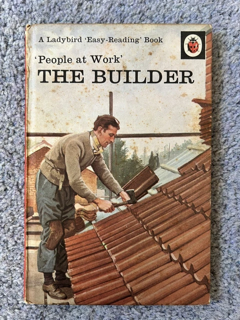 LADYBIRD BOOK PEOPLE At Work The Builder 606B 24p net £2.00 - PicClick UK