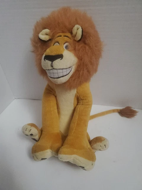 DREAMWORKS MADAGASCAR ALEX the Lion Plush Stuffed Animal Toy 12 ...