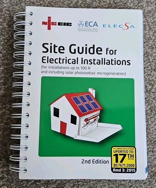 ON-SITE GUIDE FOR electrical installations 2nd Edition £8.99 - PicClick UK