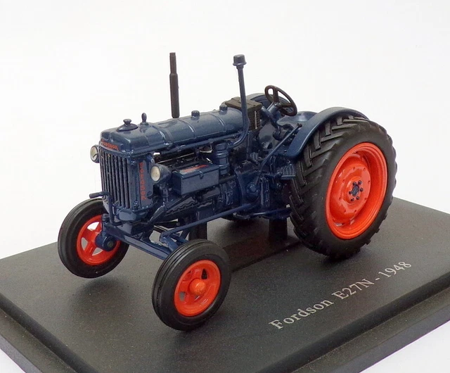 HACHETTE 1/43 SCALE Model Tractor HT090 - 1948 Fordson E27N - Blue £32.99 - PicClick UK