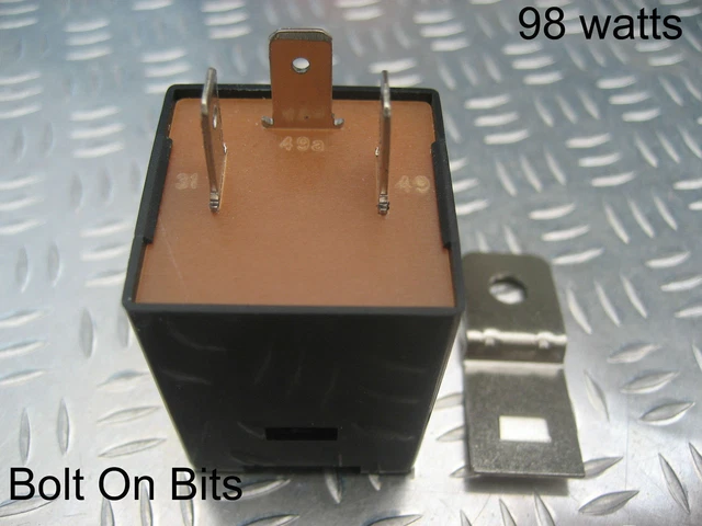 3 PIN BULB Flasher Relay Classic Mini 1991-2000, Rover Metro, 100 & 800 ...
