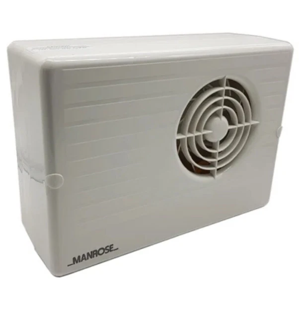 VENTILATEUR CENTRIFUGE EXTRACTEUR salle de bain Manrose CF200H avec ...