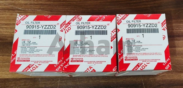 GENUINE TOYOTA LEXUS IS300 GS300 SC300 OEM Oil Filter 90915-YZZD2 3 Pc ...