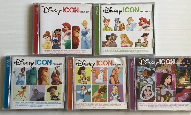 DISNEY ICON - Volume 1, 2, 3, 4 and Princess (5 x CDS) Toy Story ...