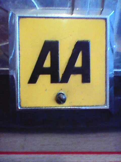 VINTAGE AA CAR BADGE WITH FIXING - CIRCA 1970's $14.97 - PicClick CA