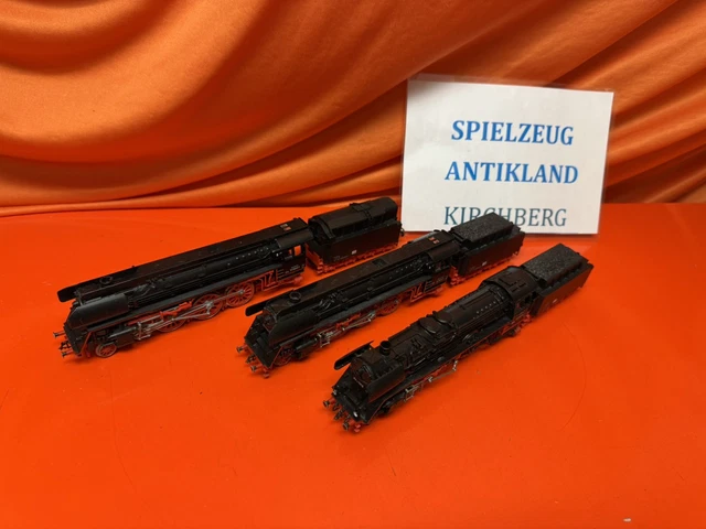 PIKO KONVOLUT DAMPFLOKS BR 01 0503-1 01 1512-1 BoxpokÖl/Kohle BR 03 ...