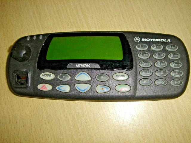 MOTOROLA GMWN4062A MTM700 MTM800 control head, tested with good display ...