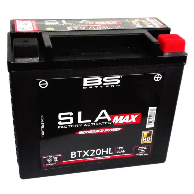 BATTERIA A GEL BS Sla-Max BTX20HL 12 V 20 Ah 290 CCA HARLEY DAVIDSON 1200 XL/XLH EUR 99,69 ...