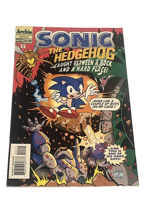 SONIC THE HEDGEHOG #21 Archie Adventure Series 1996 EUR 9,52 - PicClick FR