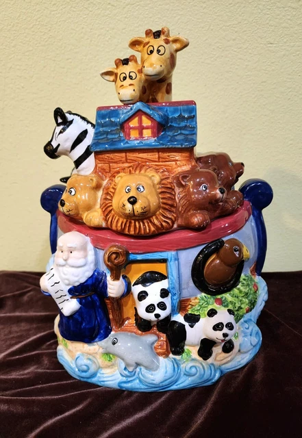 VINTAGE BICO NOAH'S Ark Animals Ceramic Cookie Jar £22.72 - PicClick UK