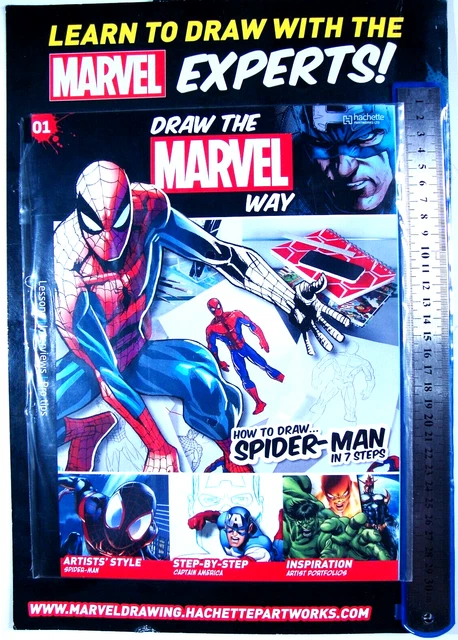 SPIDER-MAN DRAW THE MARVEL WAY Issue 01 2016 SEALED Unused £12.00 ...