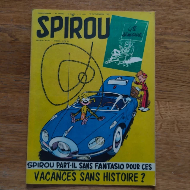 SPIROU N° 1022 COUVERTURE SPIROU ET MARSUPILAMI + HANNON LE NAVIGATUER (4p) EUR 15,00 - PicClick FR