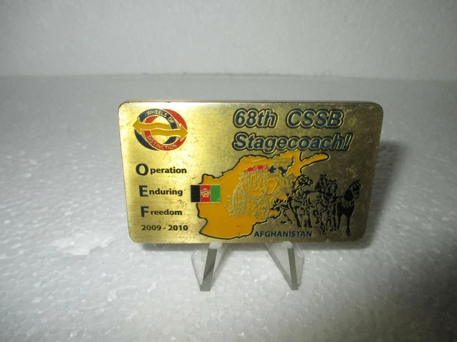 68TH CSSB STAGECOACH Operation Enduring Freedom 09-10 AFGHANISTAN ...