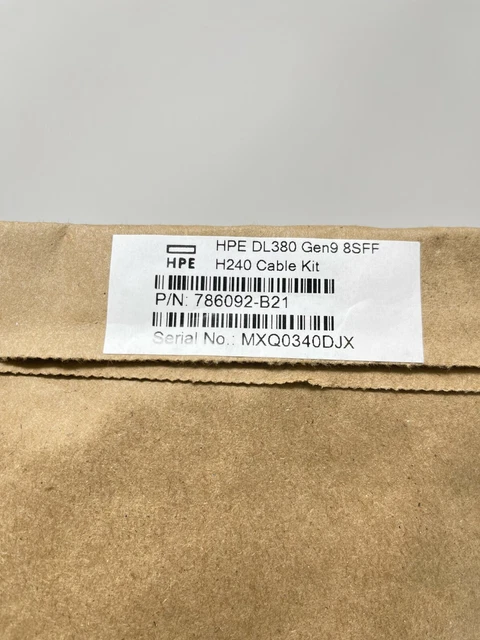 HPE DL380 GEN9 8SFF Smart Array H240 Cable Kit 786092-B21, 776402-001 ...