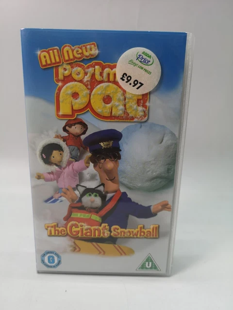 POSTMAN PAT: POSTMAN Pat and the Giant Snowball Vhs Ken Barrie cert U £ ...