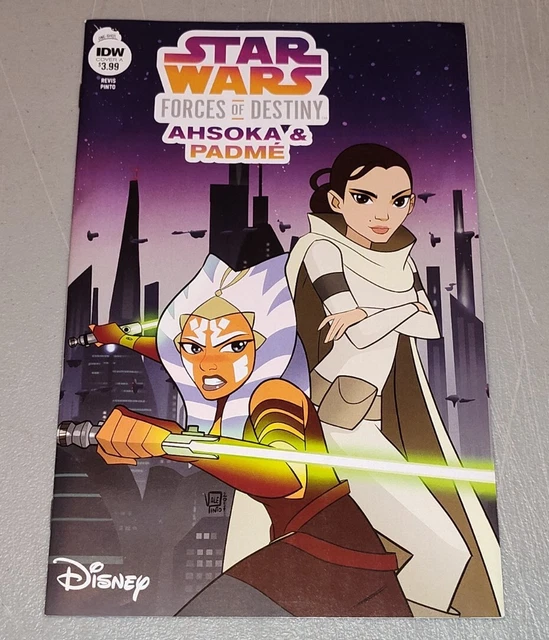 Star Wars Forces Of Destiny Ahsoka And Padme 1 A X 2 Copies Idw One Shot