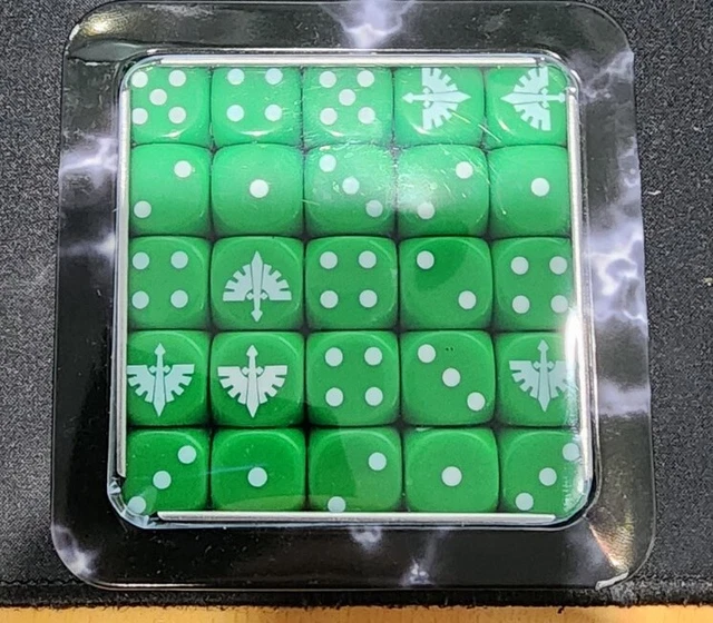 WARHAMMER 40K DARK Angels DICE (25 Dices) $38.00 - PicClick AU