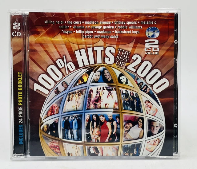 100% HITS OF The 2000 CD The Corrs Backstreet Boys Madasun Britney ...