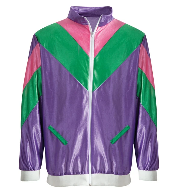 JOGGINGANZUG RETRO 80ER Jahre Sportanzug Gymnastikanzug Assi-Anzug ...
