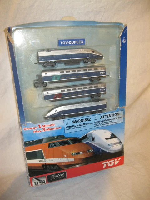 🚄 ANCIEN COFFRET NEWRAY TRAIN TGV DUPLEX ÉCHELLE N CIRCUIT ÉLECTRIQUE À ...