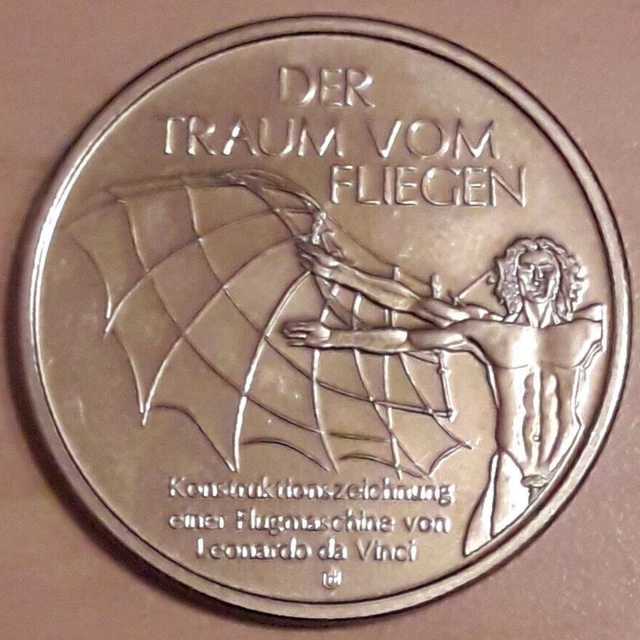 MEDAILLE DER TRAUM vom Fliegen Leonardo da Vinci Junkers "Tante" Ju EUR 5,95 - PicClick DE