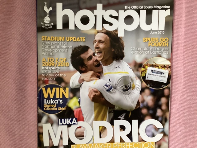HOTSPUR,TOTTENHAM MAGAZINE JUNE 2010 Luka Modric interview champions ...