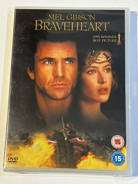BRAVEHEART DVD NEW Sealed Mel Gibson 1995 Movie Film William Wallace £4 ...