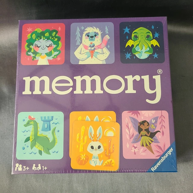 WORLD OF CUTE Monsters Memory Game Ravensburger 2020 Fun Board Card ...