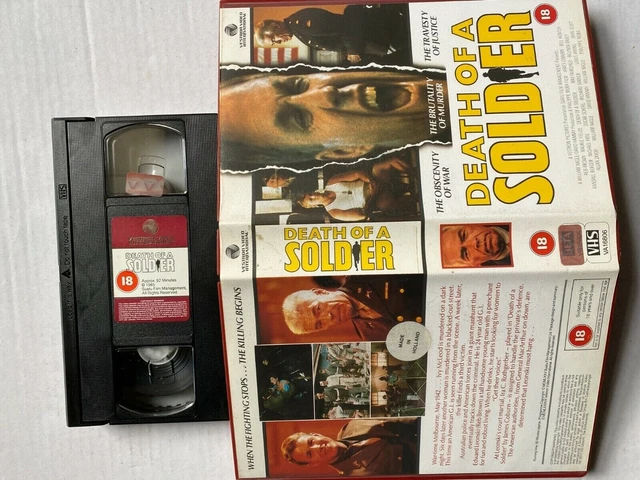DEATH OF A Soldier VHS Original VestronCover 1985 Rare Video ex rental ...