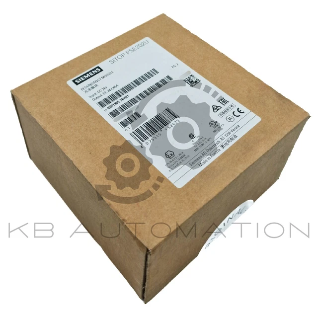 SIEMENS 6EP1961-3BA21 SITOP PSE202U redundancy module; input/output ...