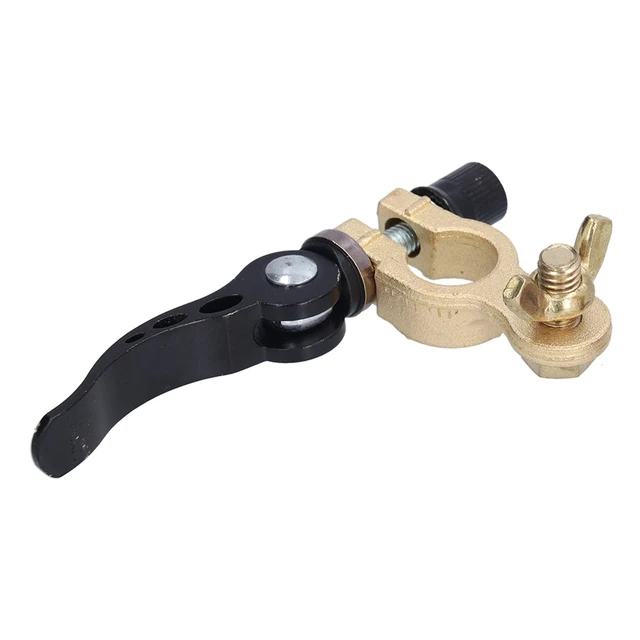 BATTERY TERMINAL DISCONNECT Positive Negative Connector Cable Clamp Set ...