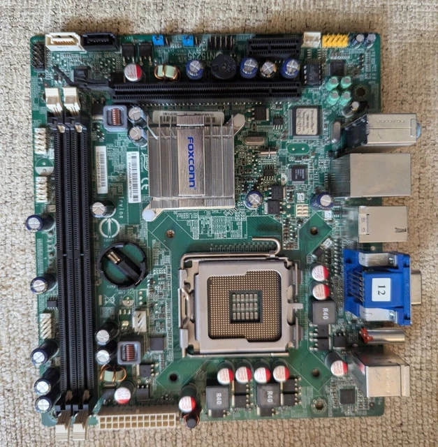 FOXCONN MCP73S01 LGA775 motherboard with Geforce 7100 chipset (untested ...
