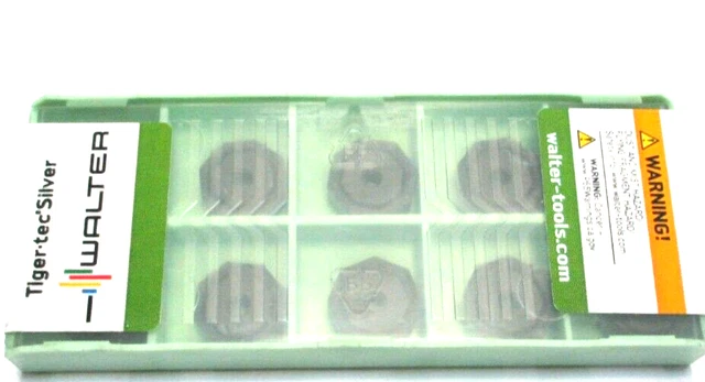 10 WALTER INSERTI per la Fresatura Onhf 050408 -F67 WKP25S Nuovo D2090 ...