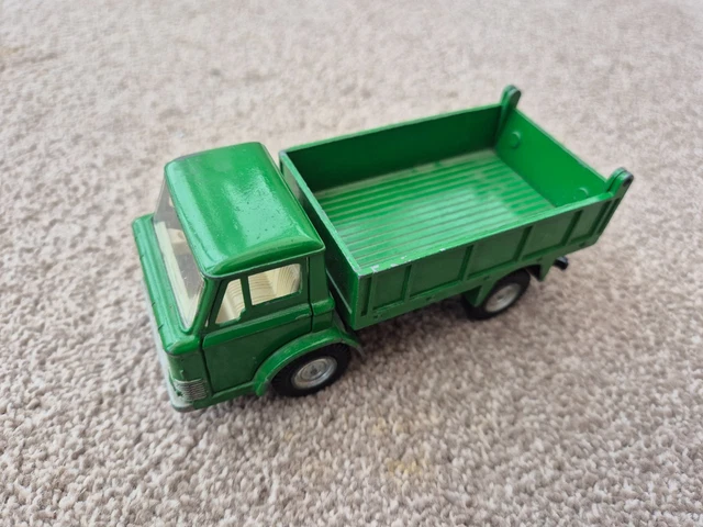 VINTAGE ORIGINAL 1960S Dinky Toys 440 Ford D800 Tipper Truck Green ...