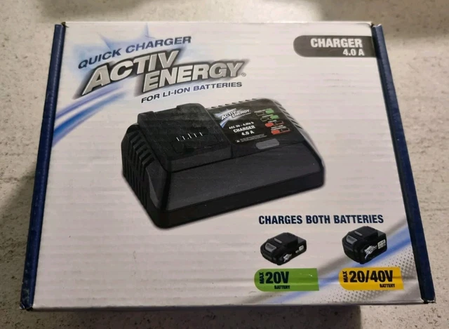 ACTIV ENERGY 20V/40V battery charger. Ferrex Aldi £23.50 - PicClick UK