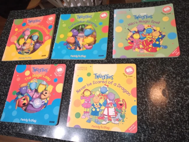 TWEENIES BOOK BUNDLE 3 x BBC books, 2 x Marks and Spencer Good ...