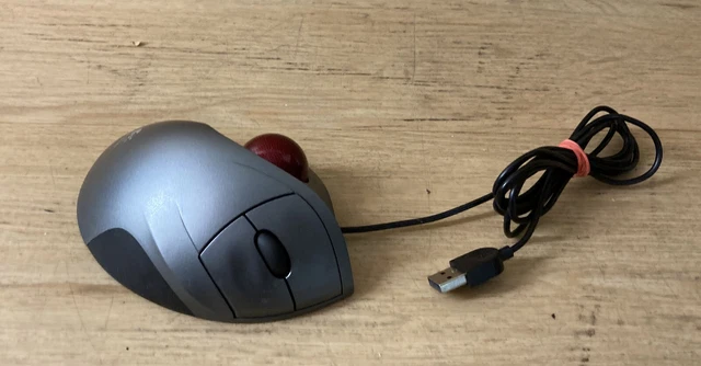 LOGITECH TRACKMAN TRACKBALL Mouse Marble Wheel USB T-BB18 EUR 34,99 ...