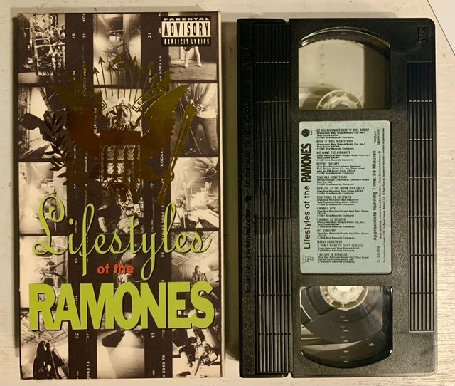 LIFESTYLES OF THE Ramones VHS Tape Music Videos Rare 1990! £7.06 ...