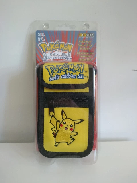 VINTAGE NINTENDO POKEMON Pikachu Gameboy Case Holder (Toysite) In Box ...