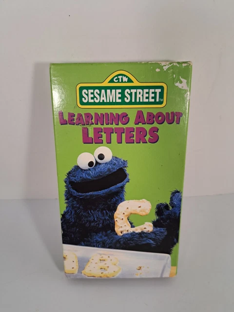 SESAME STREET LEARNING About Letters VHS £9.37 - PicClick UK