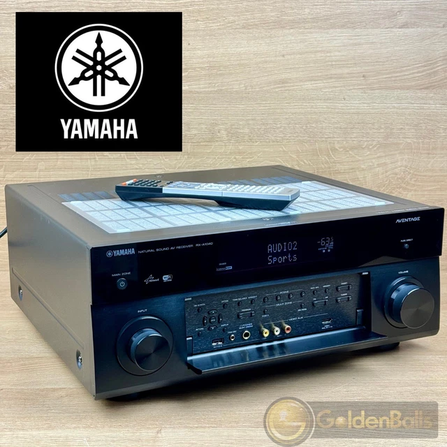 YAMAHA RX-A1040 AVENTAGE 4K Av Receiver 7.2 Channel Surround Sound Wifi ...