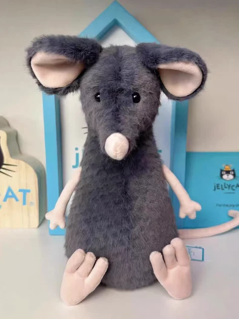 JELLYCAT LACHLAN SAD Rat Original Toy Complete Tags Dust Bag Free ...