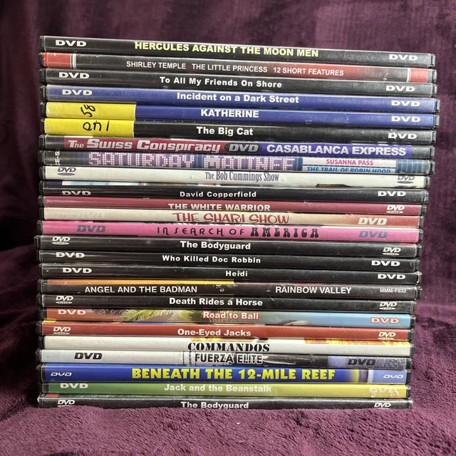 LOT OF 25 DVDs - Classic Films Collection By Digiview Productions Slim ...