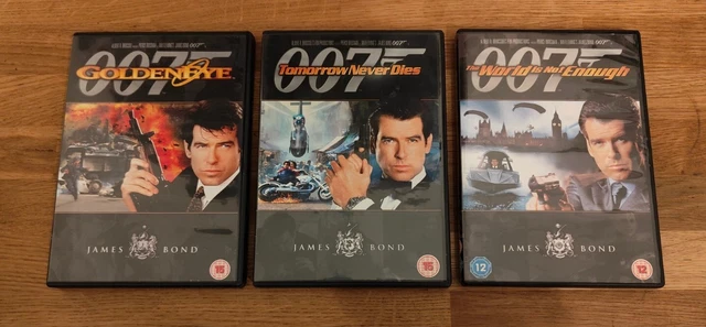 DVD - PIERCE Brosnan James Bond 007 X3 DVD Collection Bundle Lot R2 Goldeneye EUR 4,68 - PicClick IT